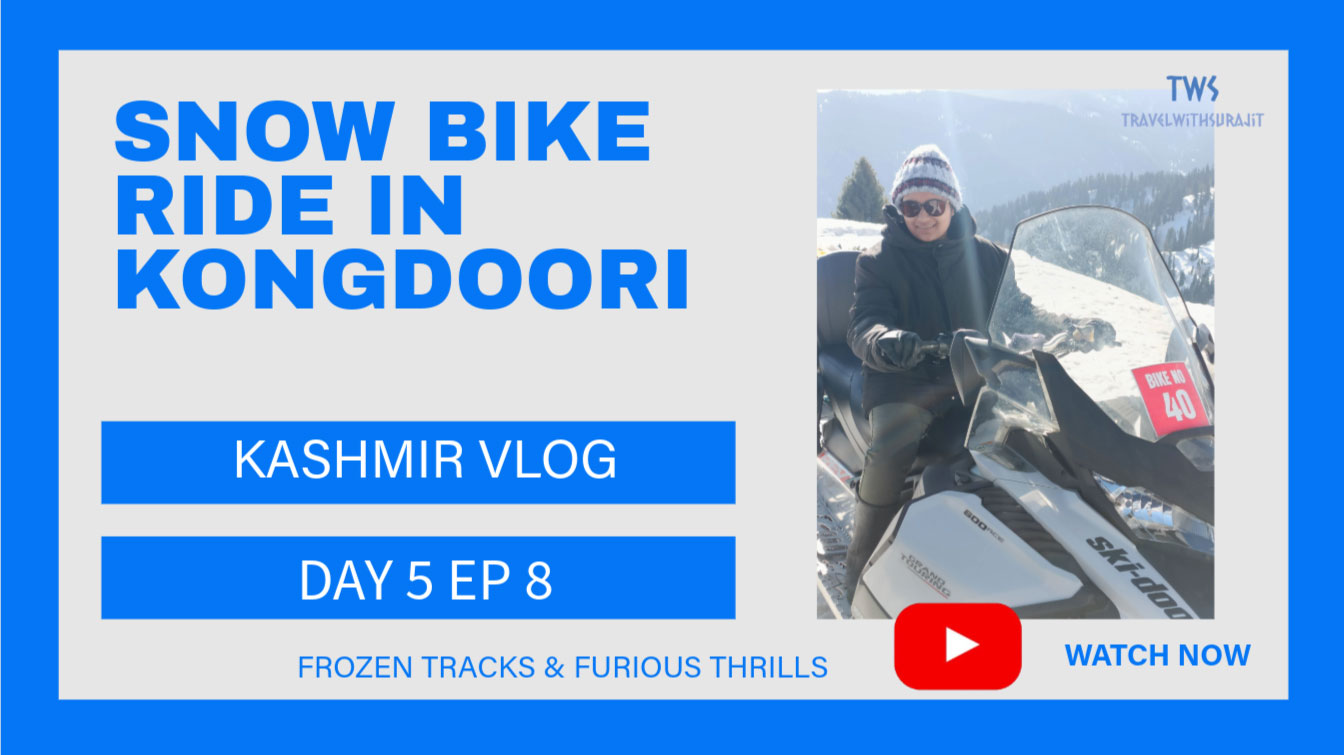 Snow Bike Ride in Kongdoori — Kashmir Travel Vlog